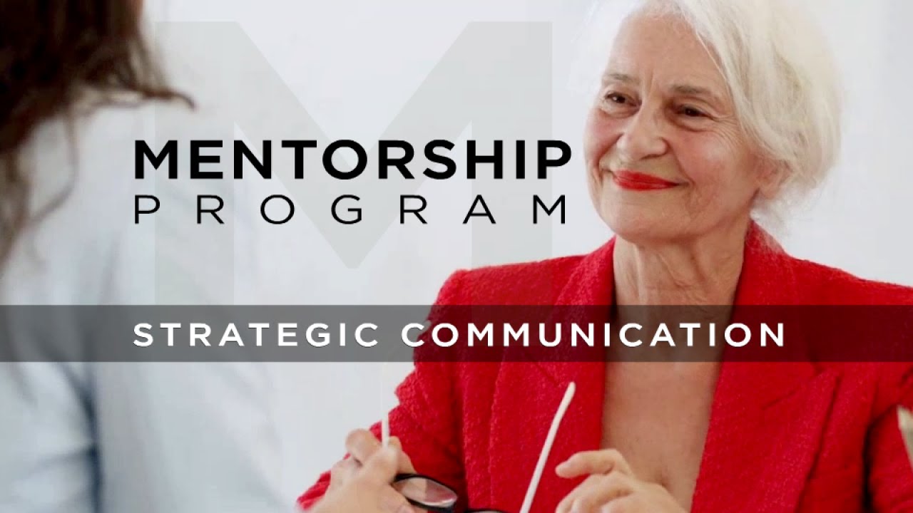 MENTORSHIP PROGRAM: Strategic Communication - YouTube