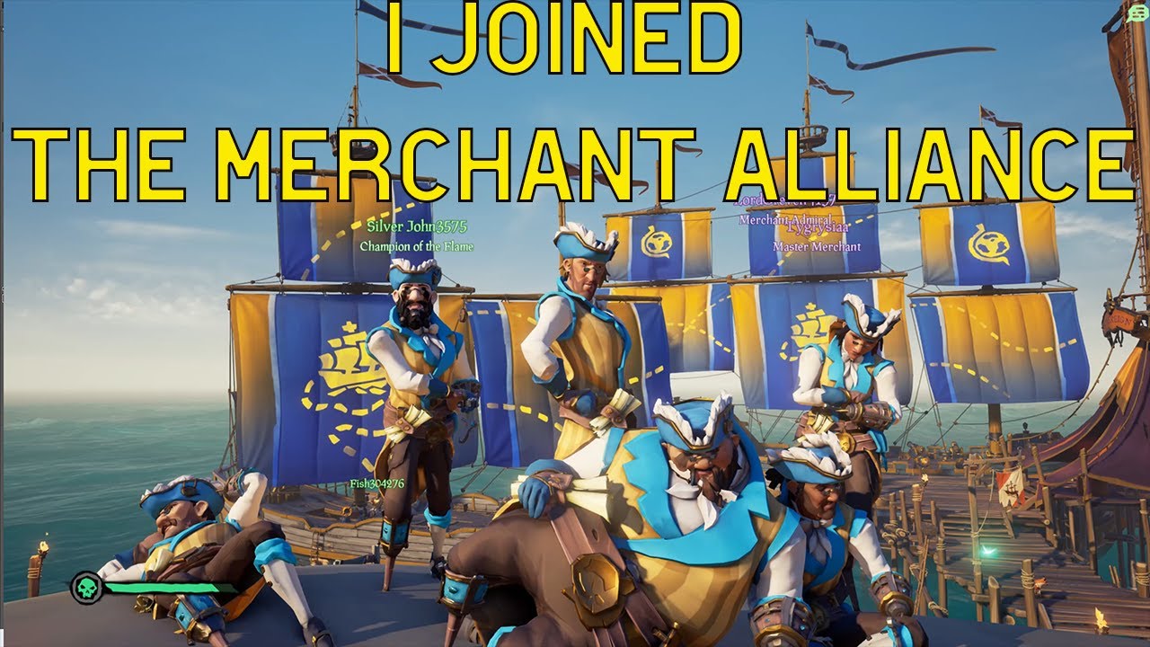 I Joined The Merchant Alliance - Sea of Thieves Adventures - YouTube