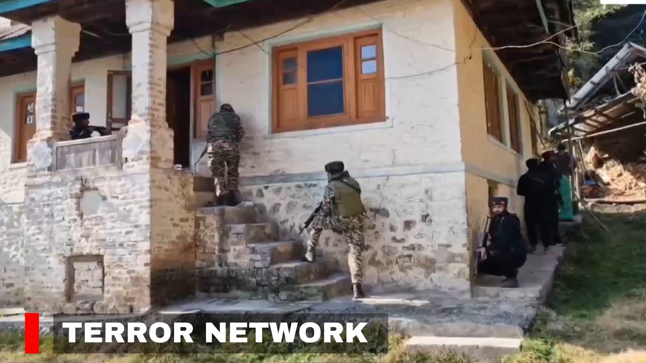 Police Continues Crackdown On Terror Network In Kashmir - YouTube