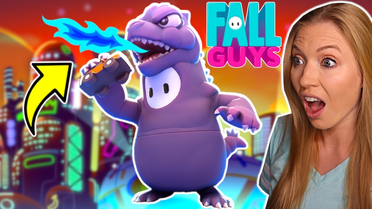 Godzilla TOOK OVER Fall Guys! (Live) - YouTube