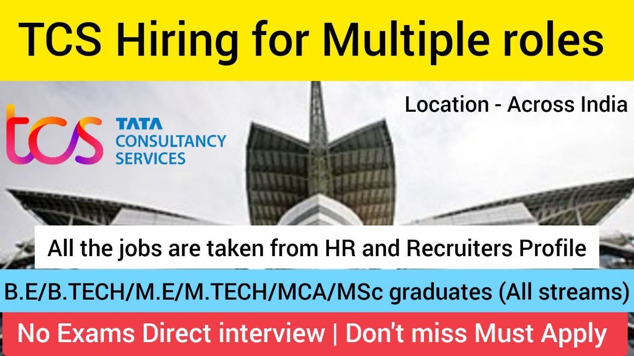 TCS Recruitment 2023 |TCS Offcampus Hiring| No Exams only interview | # ...