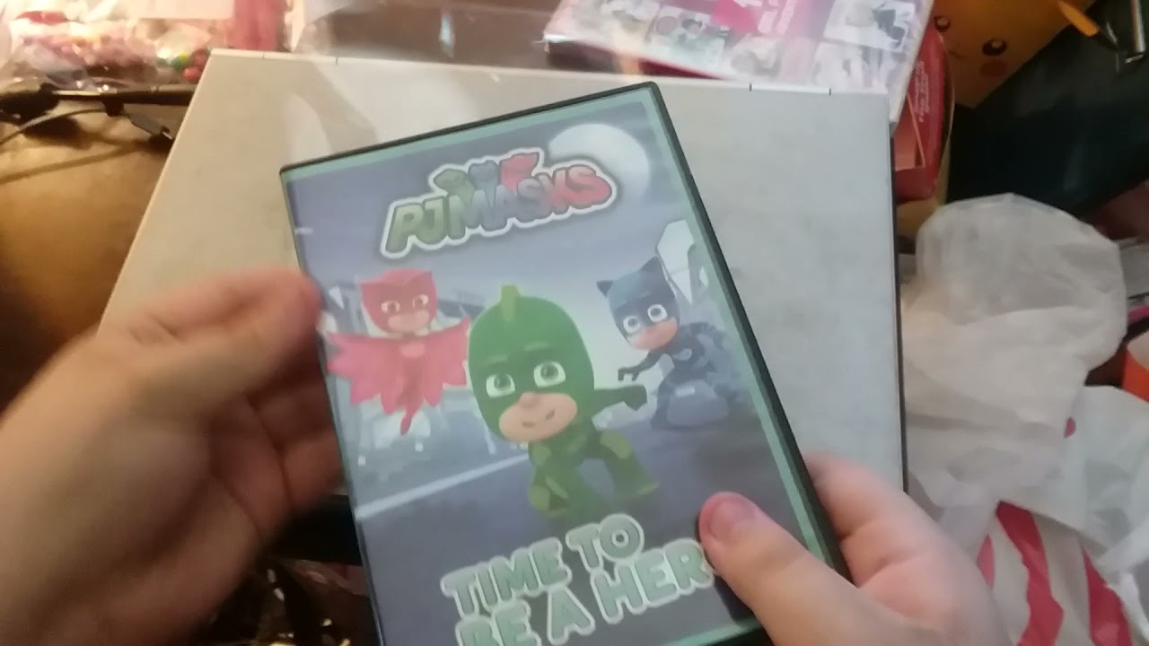 PJ Masks: Time to Be a Hero DVD Unboxing - YouTube