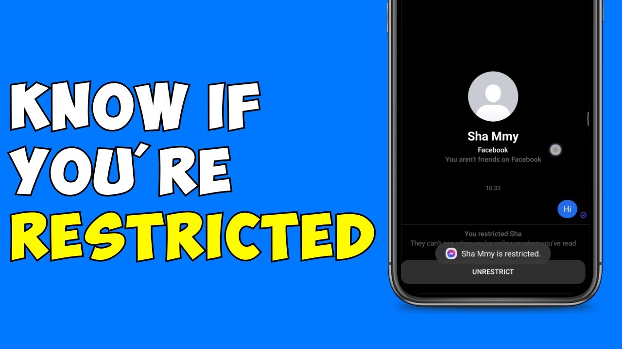 How To Know If You're Restricted On Messenger? - YouTube
