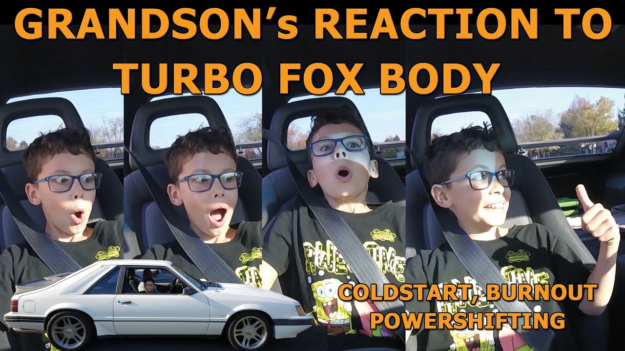 Grandson's Reaction to Turbo Fox Body - YouTube