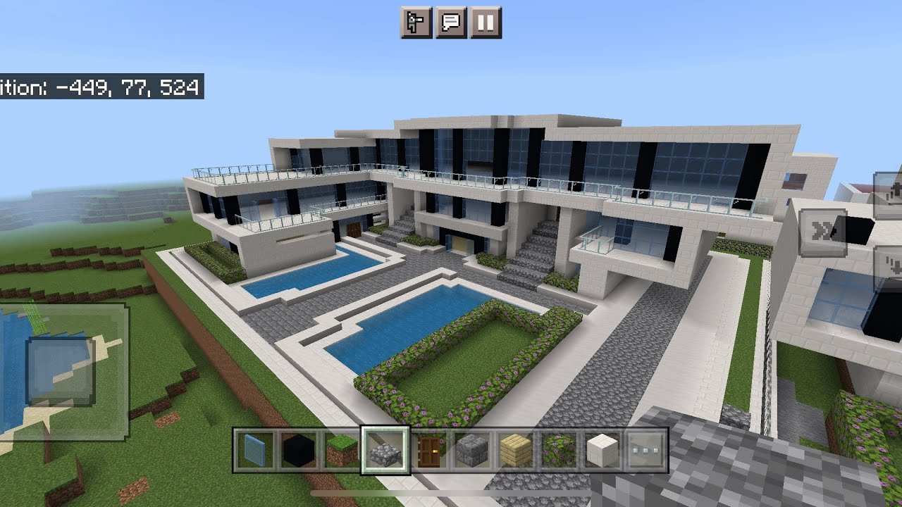 Minecraft:Big house build (easy tutorial)#youtube #minecraft # ...