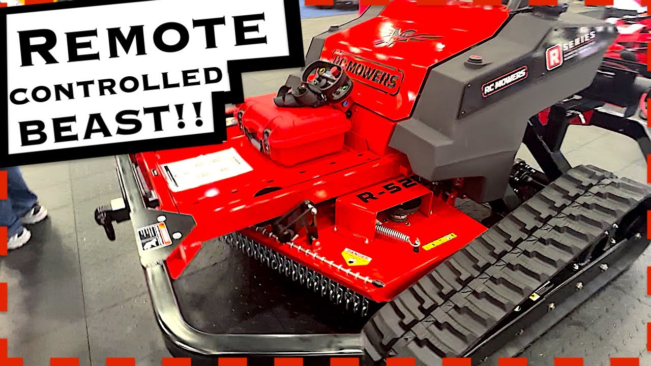 Remote-Controlled Slope Mower – Cutting Hazardous Land with RC Mowers ...