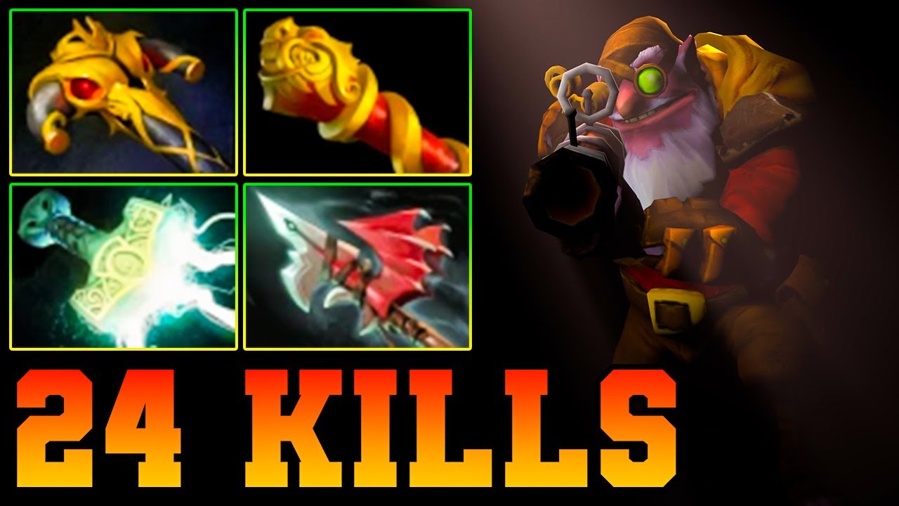 Ultra Kills + 24 Kills Sniper !! Sniper Dota 2 Mid Meta Carry 7.37 Item ...