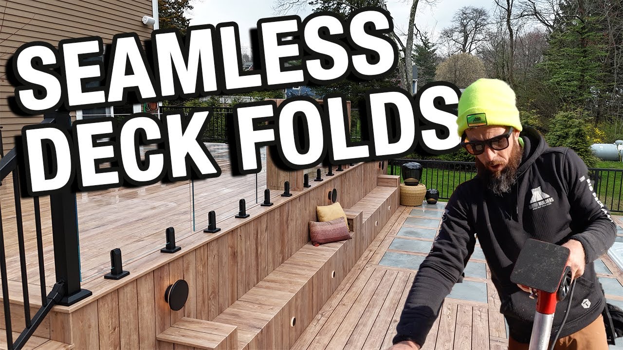 How to Fold Composite Decking with Heat Gun - YouTube