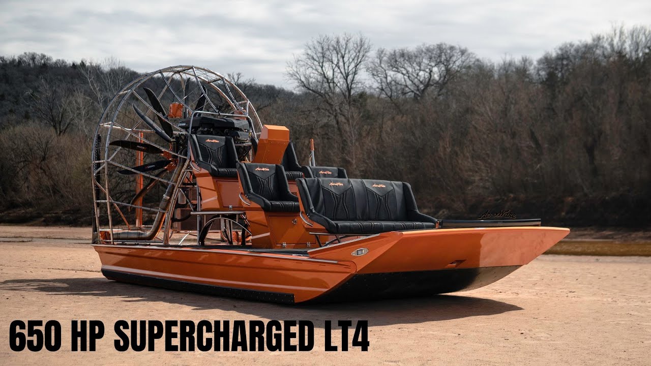 AeroWake Tunnel Hull Airboat w/ Supercharged LT4 Counter Rotator ...