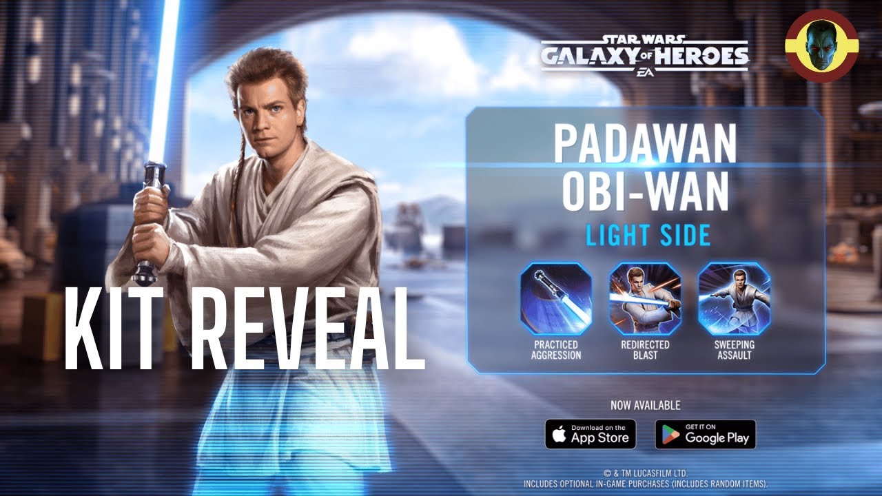 Star Wars: Galaxy of Heroes - Kit Reveal: Padawan Obi-Wan | Royal Chiss ...