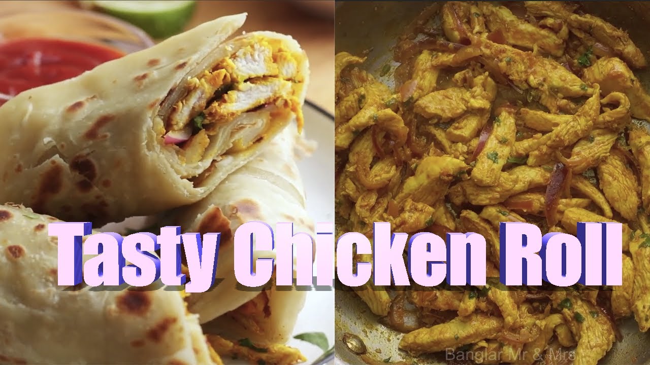 Tasty Chicken Roll Recipe - YouTube