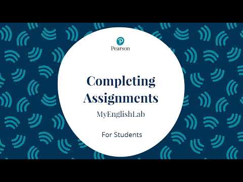 My English Lab for Students - Completing Assignments - YouTube