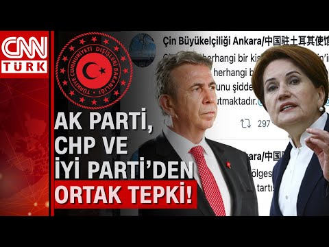 Akşener ve Yavaş'ı etiketleyen Çin Büyükelçisi, Dışişleri Bakanlığı'na çağrıldı