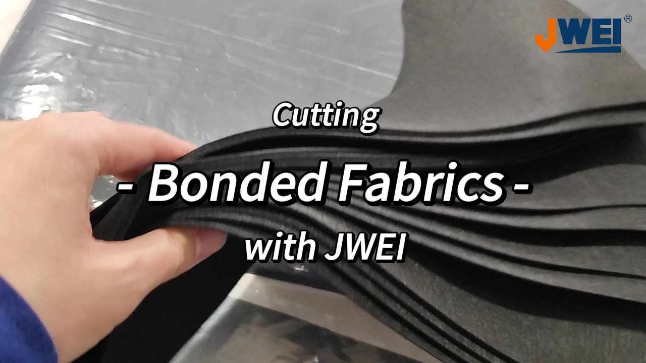 Cutting Bonded Fabrics with JWEI Digital Cutter - YouTube