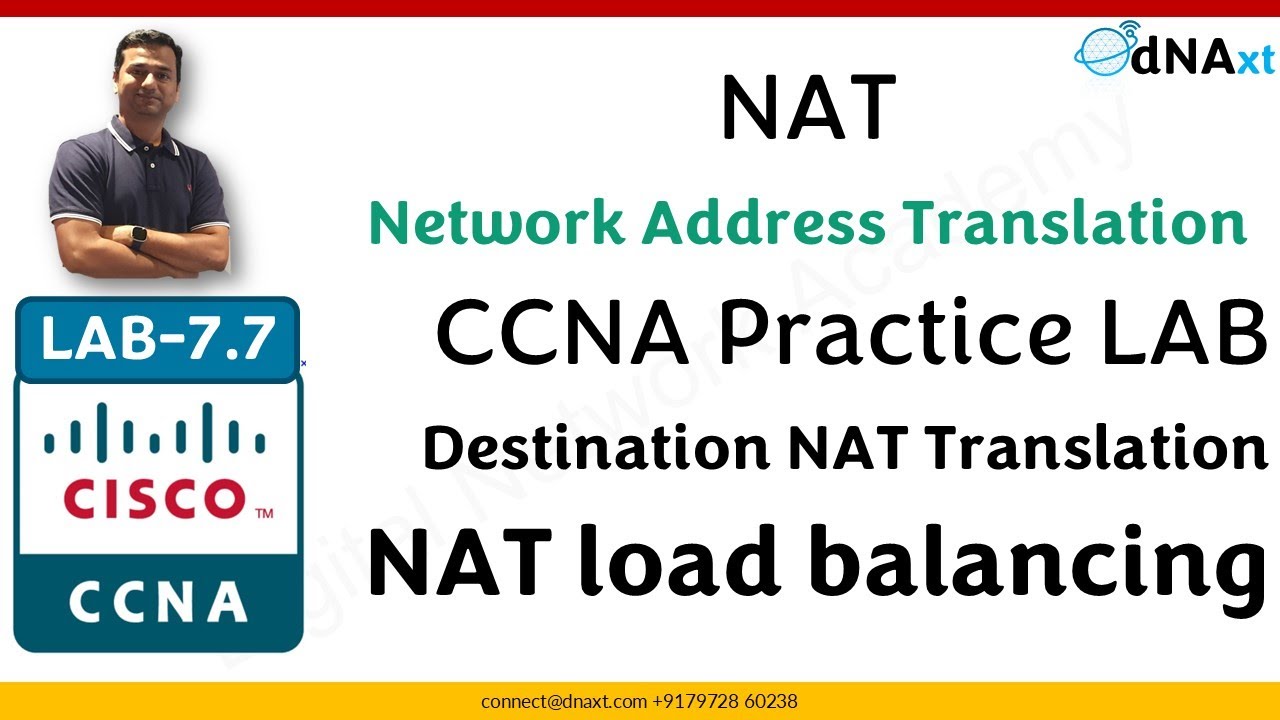 CCNA Practice LAB-7.7 || NAT- Server load balancing - YouTube