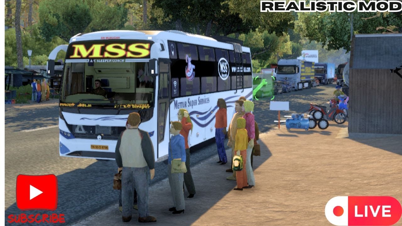 🎀 MSS bus mod ets2 forest jateing map live streaming - YouTube