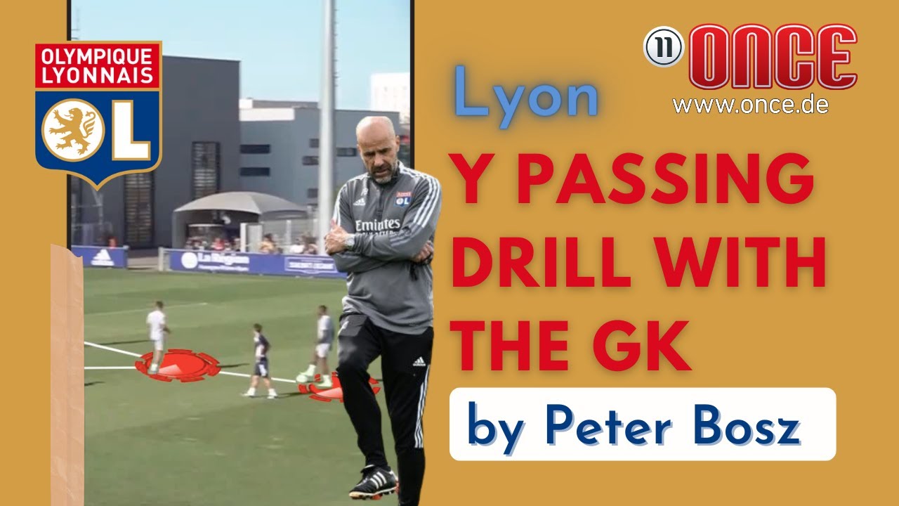 Lyon - Y passing drill with the goalkeeper by Peter Bosz - YouTube
