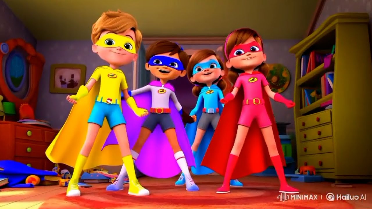 SUPERHEROES | Nursery Rhymes & Kids Songs |AB Kids songs | Version 15 ...