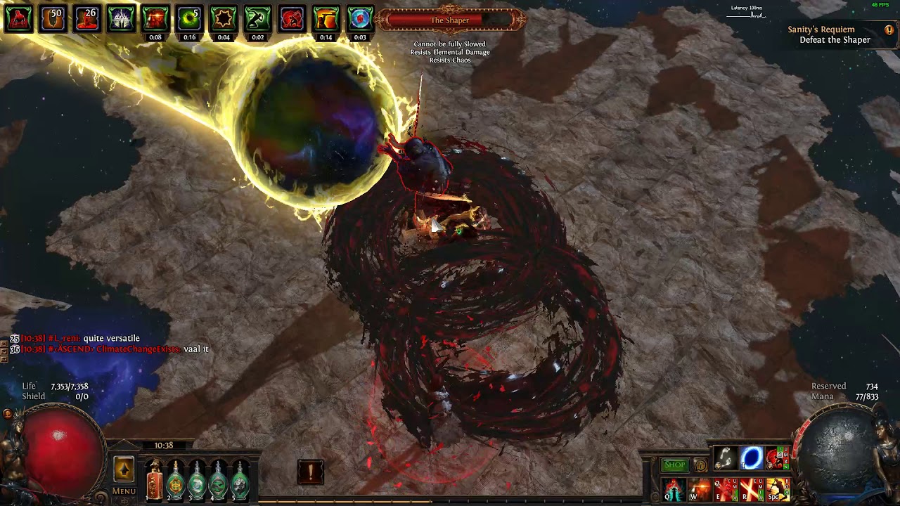 POE 3.7 SSF Legion Bladestorm Raider Shaper Kill - YouTube