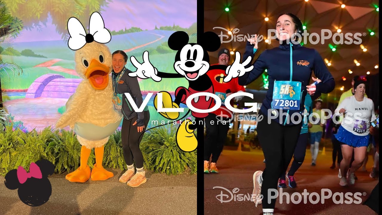 RACE AROUND EPCOT - FROZEN EDITION ️ (literally) | Disney Marathon ...