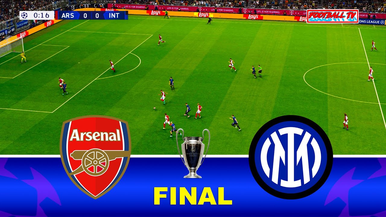 Arsenal vs Inter Milan - UEFA Champions League 2025 Final | Ft. Saka ...