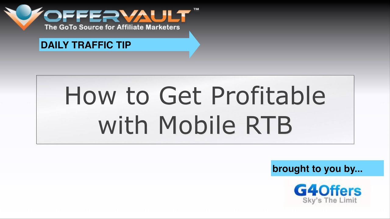 How to Get Profitable with Mobile RTB - YouTube