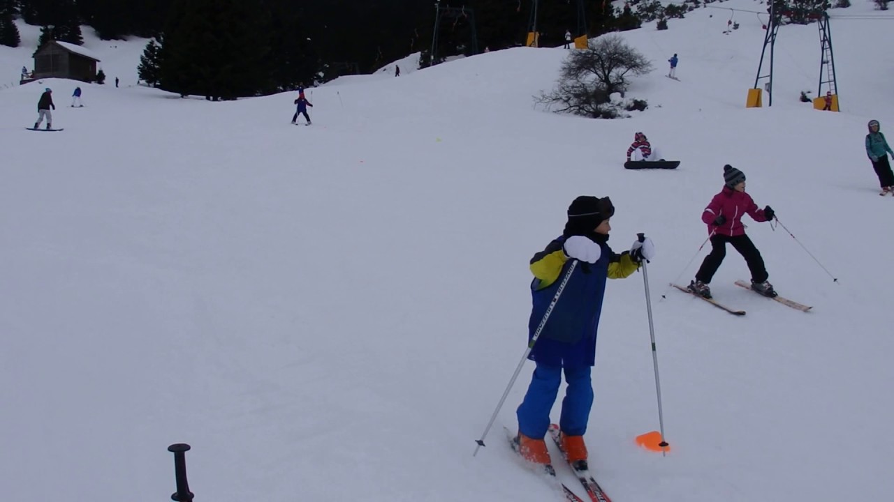 2η εξόρμηση Σκι - Μαίναλο 4/2/2017 Εκπαιδευτήρια Φραγκή - YouTube