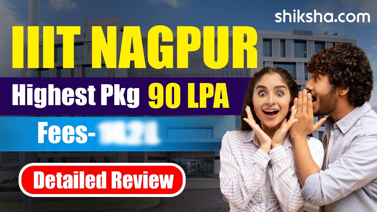 IIIT Nagpur Review : Courses, Fees, Admission 2024, Placement, Ranking, Cut Off - YouTube
