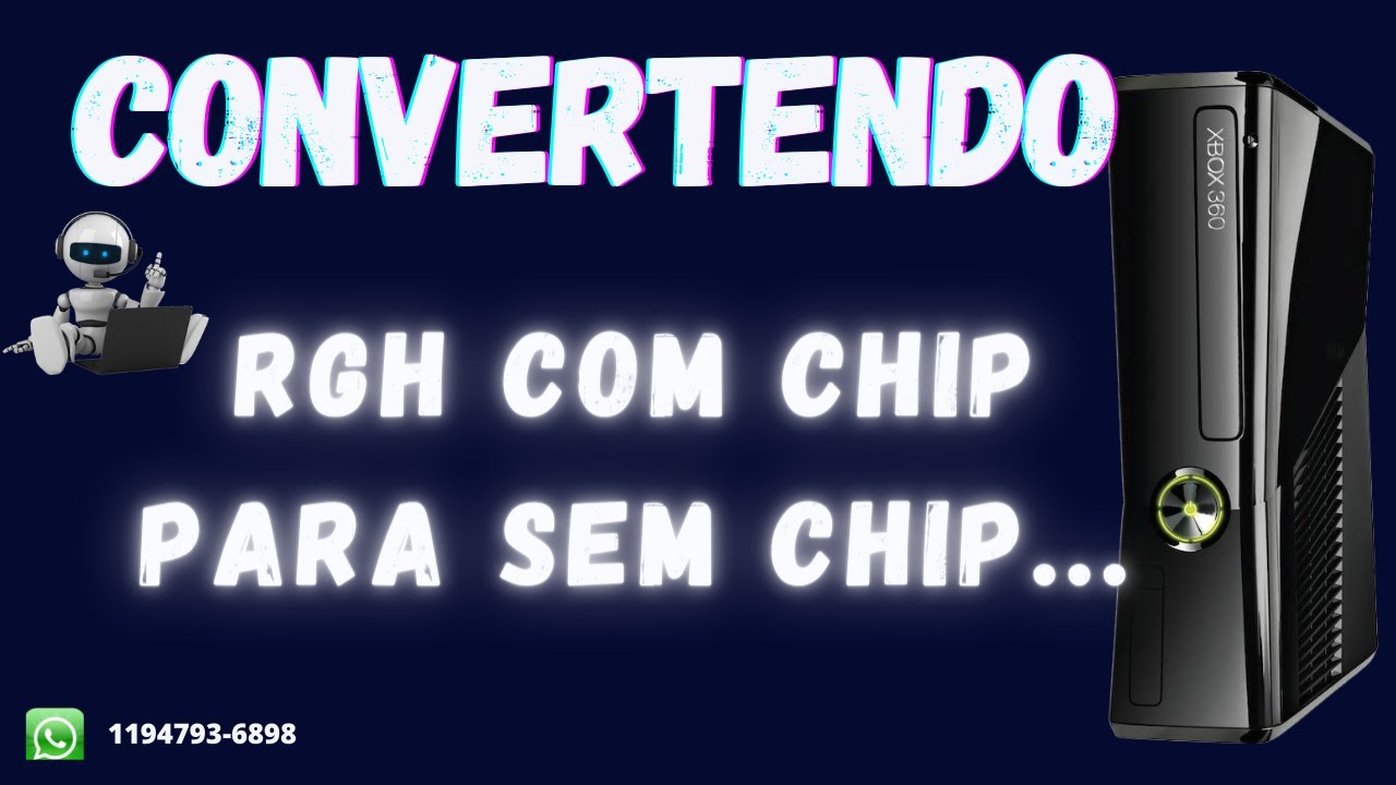COMO PASSAR XBOX 360 RGH COM CHIP PARA RGH SEM CHIP PASSO A PASSO - YouTube