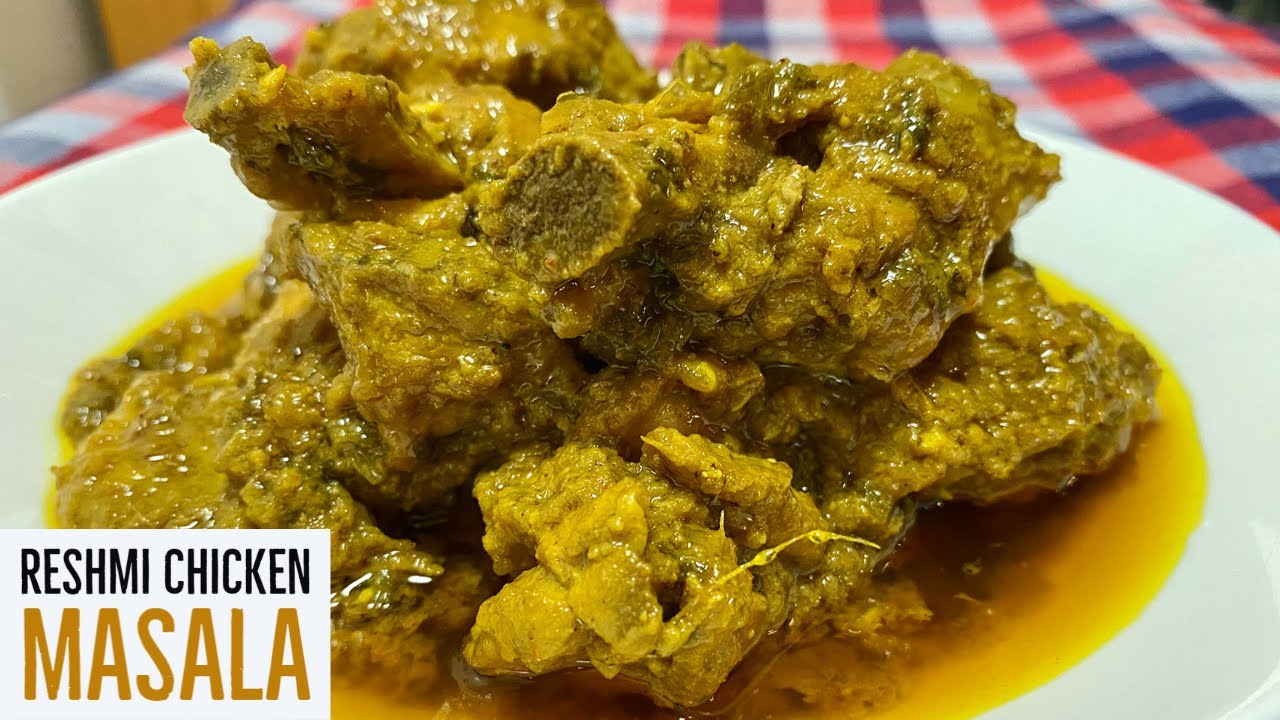RESHMI CHICKEN MASALA | MURGH RESHMI MASALA | CHICKEN RESHMI MASALA ...