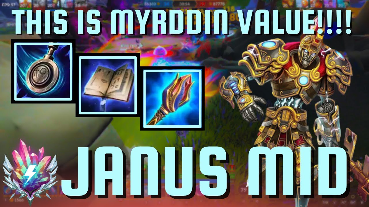 THIS IS MYRDDIN VALUE - Janus Mid Smite 2 Gameplay - YouTube