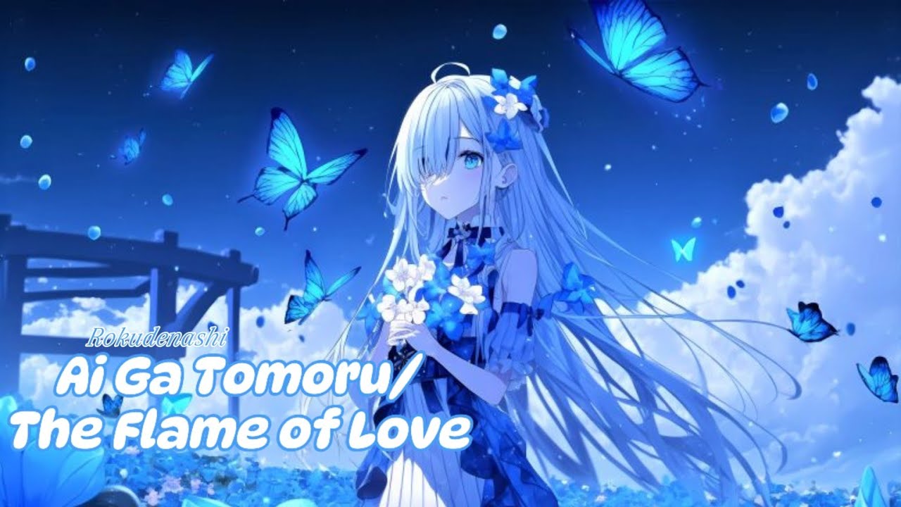 Nightcore - Ai Ga Tomoru/ The Flame of Love [Rokudenashi] Lyrics - YouTube