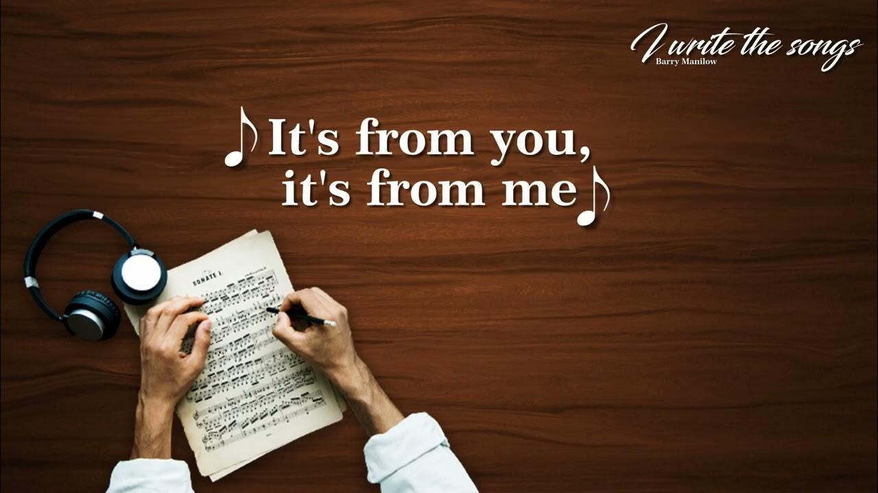 I write the songs |Lyrics| Barry Manilow - YouTube