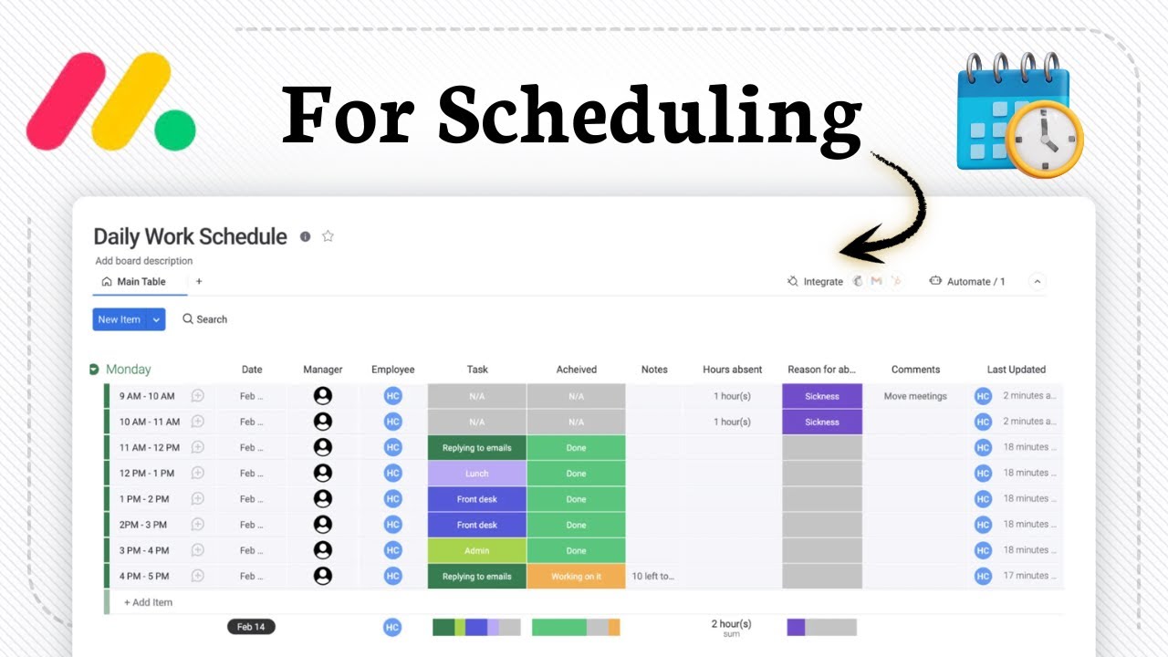 How to Use Monday.com for Scheduling (Plan Your Week Easily) - YouTube