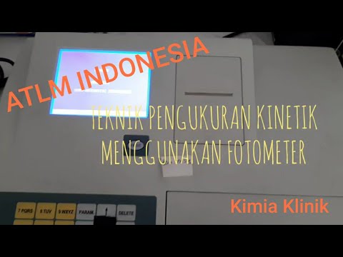 Teknik Pengukuran Kinetik Menggunakan Fotometer Edukasi ATLM - YouTube