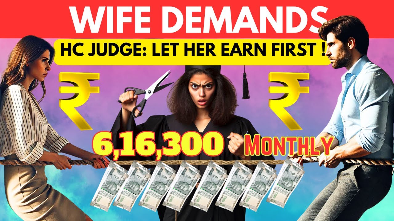 Wife Demands 616300/Monthly : Judge Left SHOCKED, gave epic reply # ...