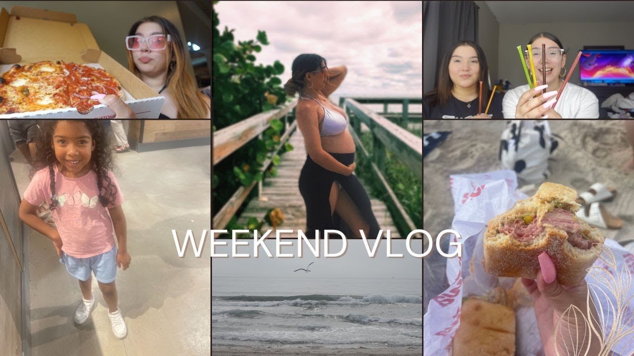WEEKEND VLOG | SHOPPING. TWIN VISIT. BEACH. + MORE | EMILY RIZO - YouTube