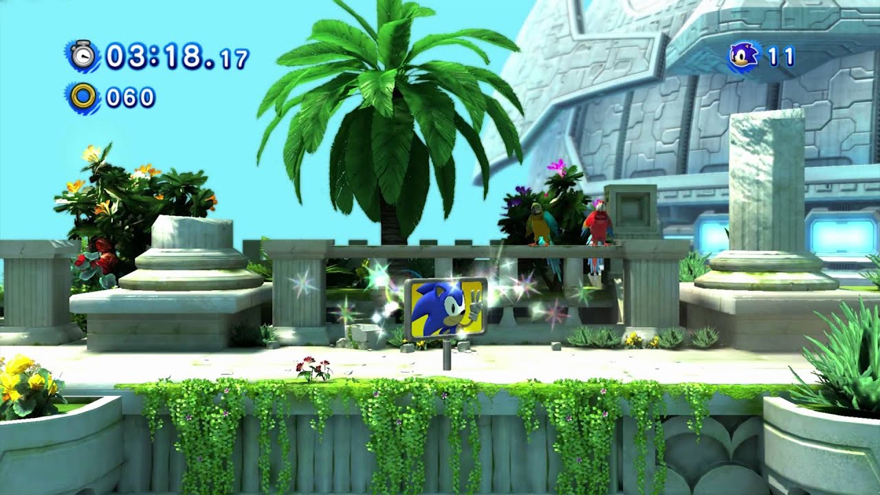 Sonic Generations: Red Rings Guide/100% Walkthrough - Sky Sanctuary ...