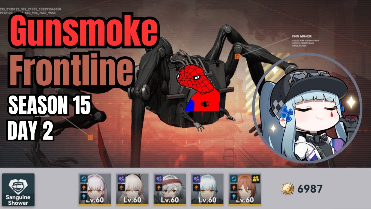 GFL2 Exilium Gunsmoke Frontline: Chaos Season 15, Day 2 Corrosion team ...