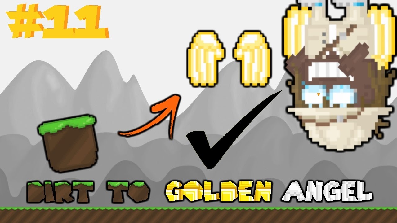 Growtopia | Dirt to Golden Angel #11 [WE ARE READY TO MAKE 400 MILITARY ...