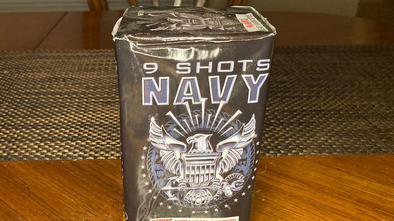 Navy 9 Shots By OutLaw #fireworks - YouTube