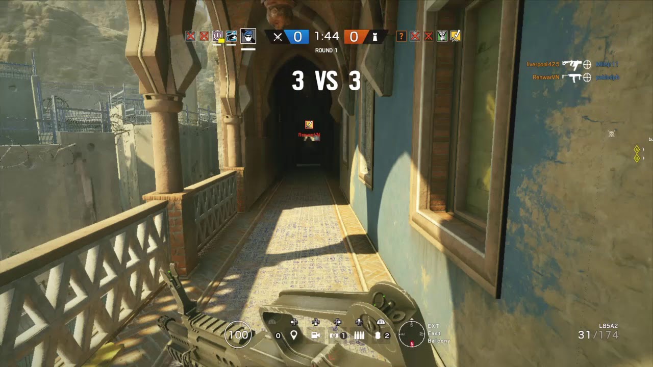 Tom Clancy's Rainbow Six® Siege Recruit 1-4 ranked - YouTube