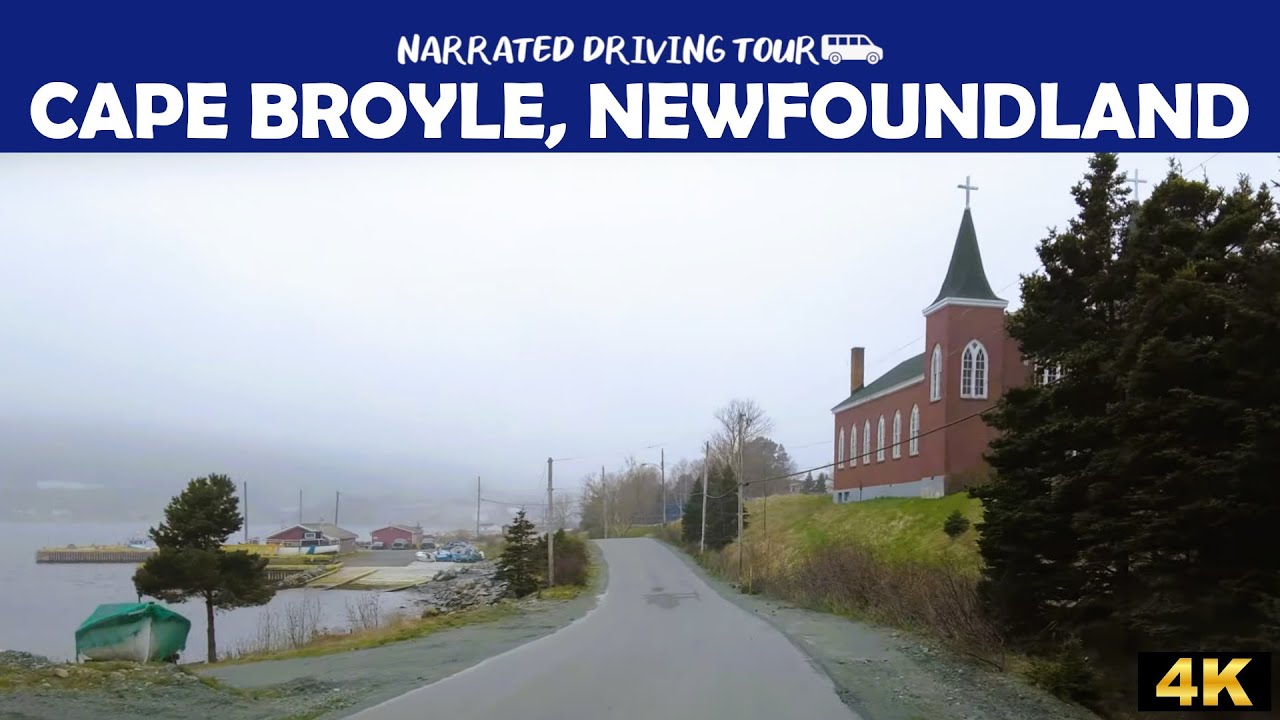 🚗 Scenic 4K Drive Through Cape Broyle, Newfoundland | Stunning Coastal ...