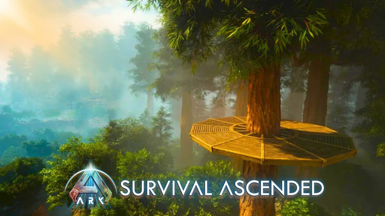 Finally making that tree house i wanted! | Ark Survival Ascended - YouTube