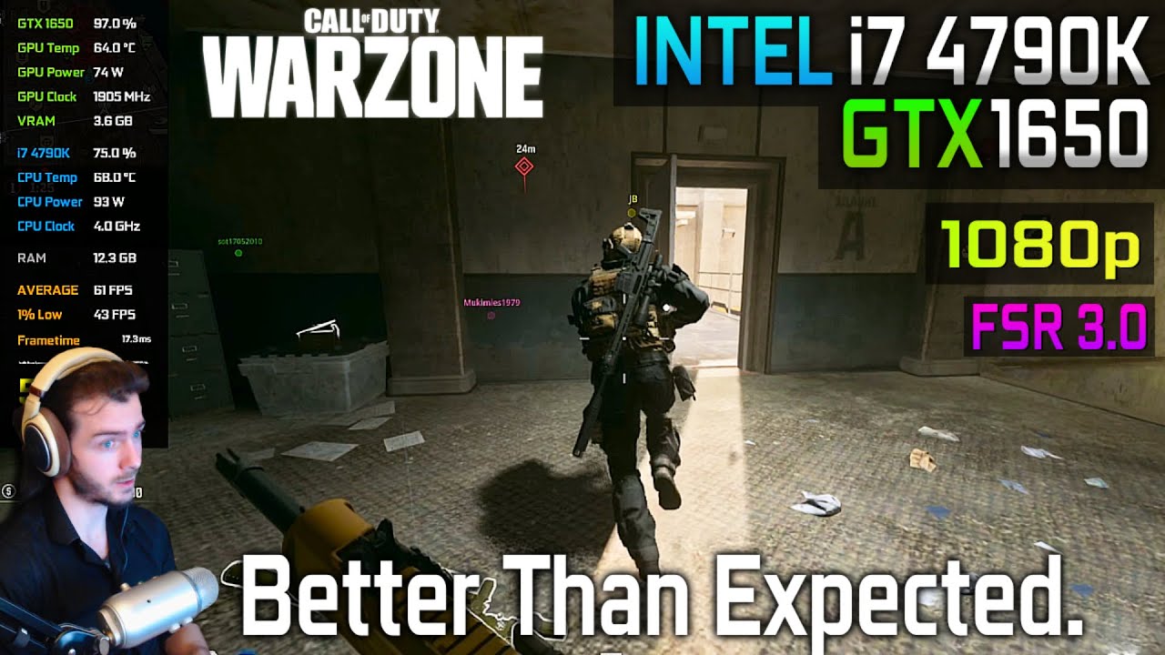GTX 1650 - Call of Duty: Warzone 3 - There's Hope For The Broke! - YouTube