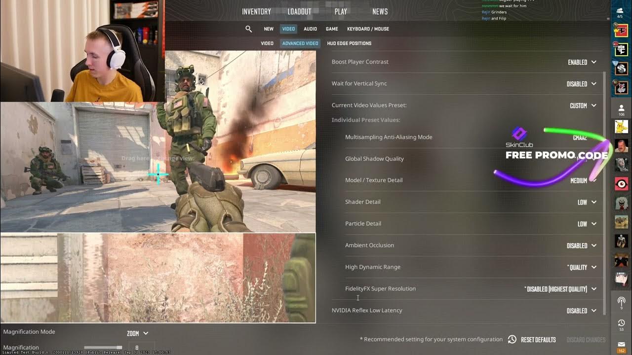 Ropz video settings (CS2) - YouTube