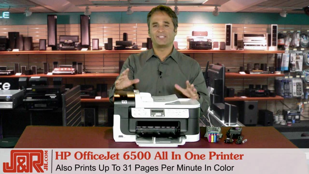 HP Officejet 6500 All In One Printer - JR.com - YouTube