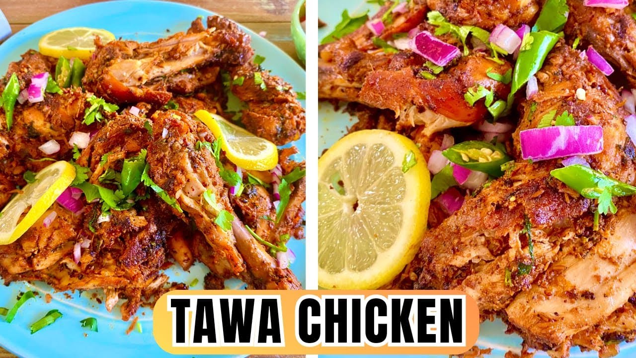 Tawa Chicken I Special Tawa Chicken I Famous Lahori Tawa Chicken Recipe ...
