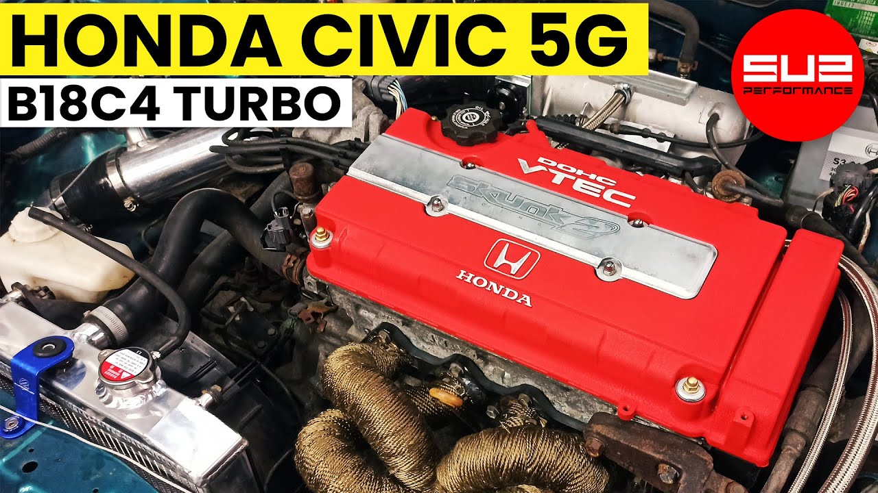 Honda Civic z legendarnym B18C4 + Turbo | Strojenie i testy drogowe ...