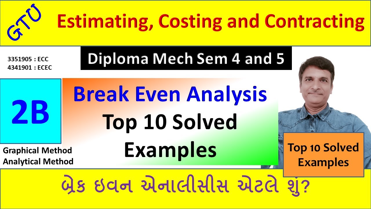 Top 10 Examples | Break Even Point|ECC|With Graphical Method - YouTube